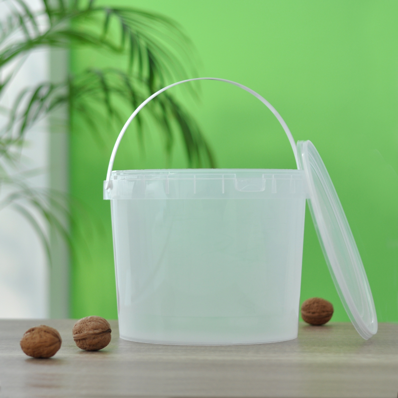 GALEATA ROTUNDA 5KG TRANSPARENTA CU CAPAC SIGILABIL – COD G502-1 ...