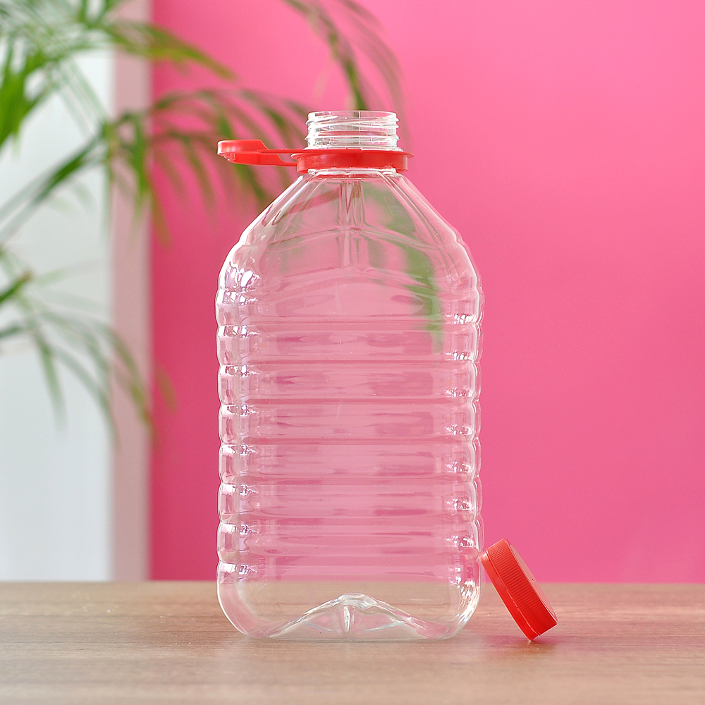 STICLA PET 3L Φ 48MM CU CAPAC ȘI MÂNER – COD S4803 – TOMIS PLAST